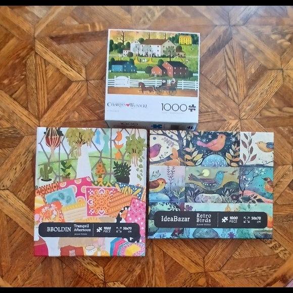Games | Colorful Jigsaw Puzzle Set | Poshmark